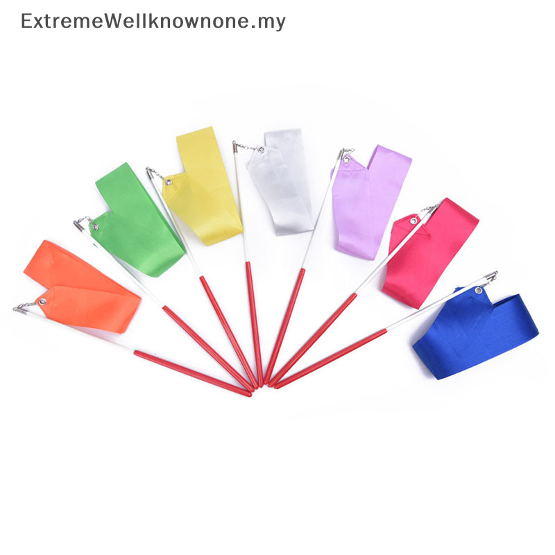 EWMY 2m Professional Gym Ribbons Dance Ribbon Rhythmic Art Gymnastic ...