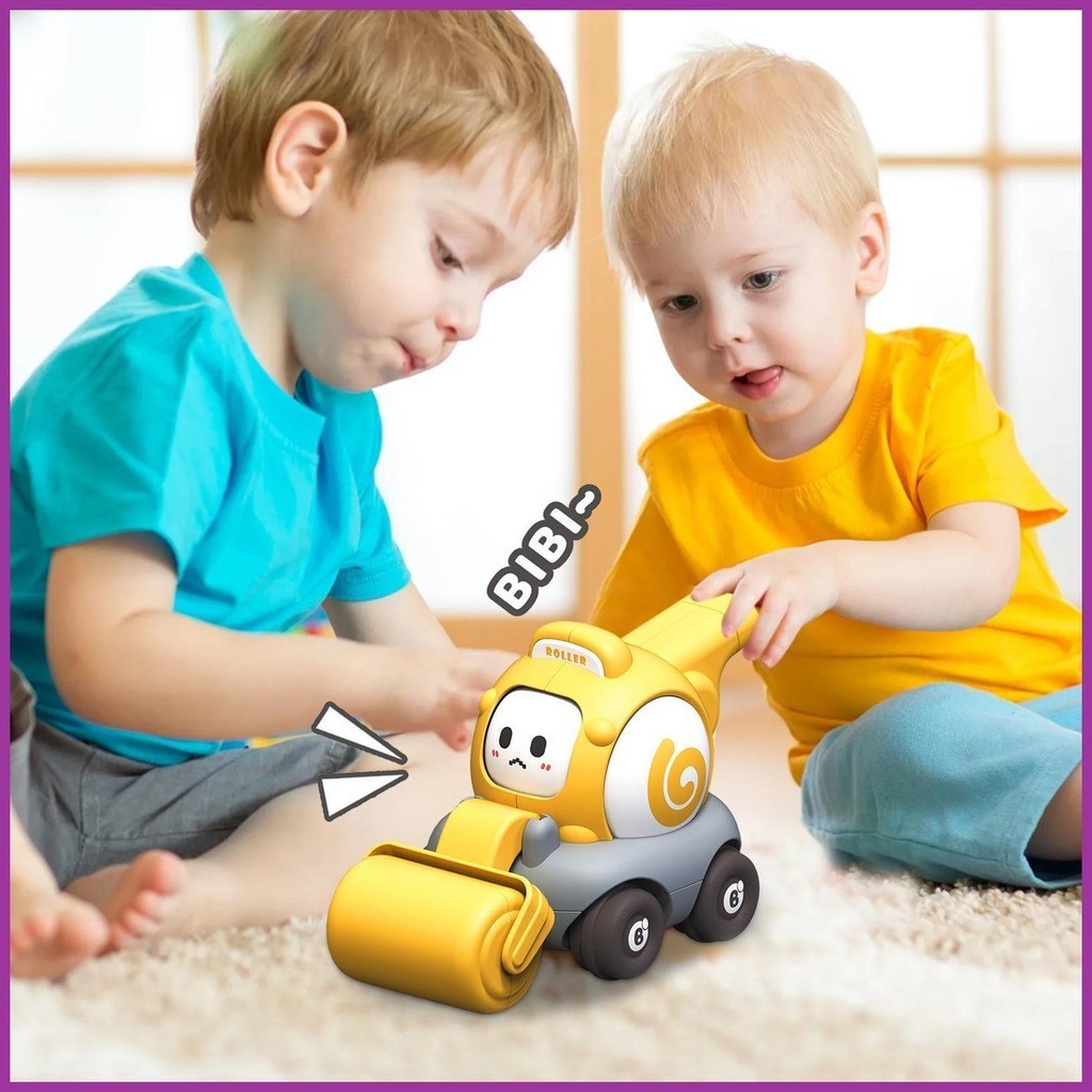 Car Toy For Kids Kids Whistle Vehicles Push & Go Cartoon Cars Push And ...