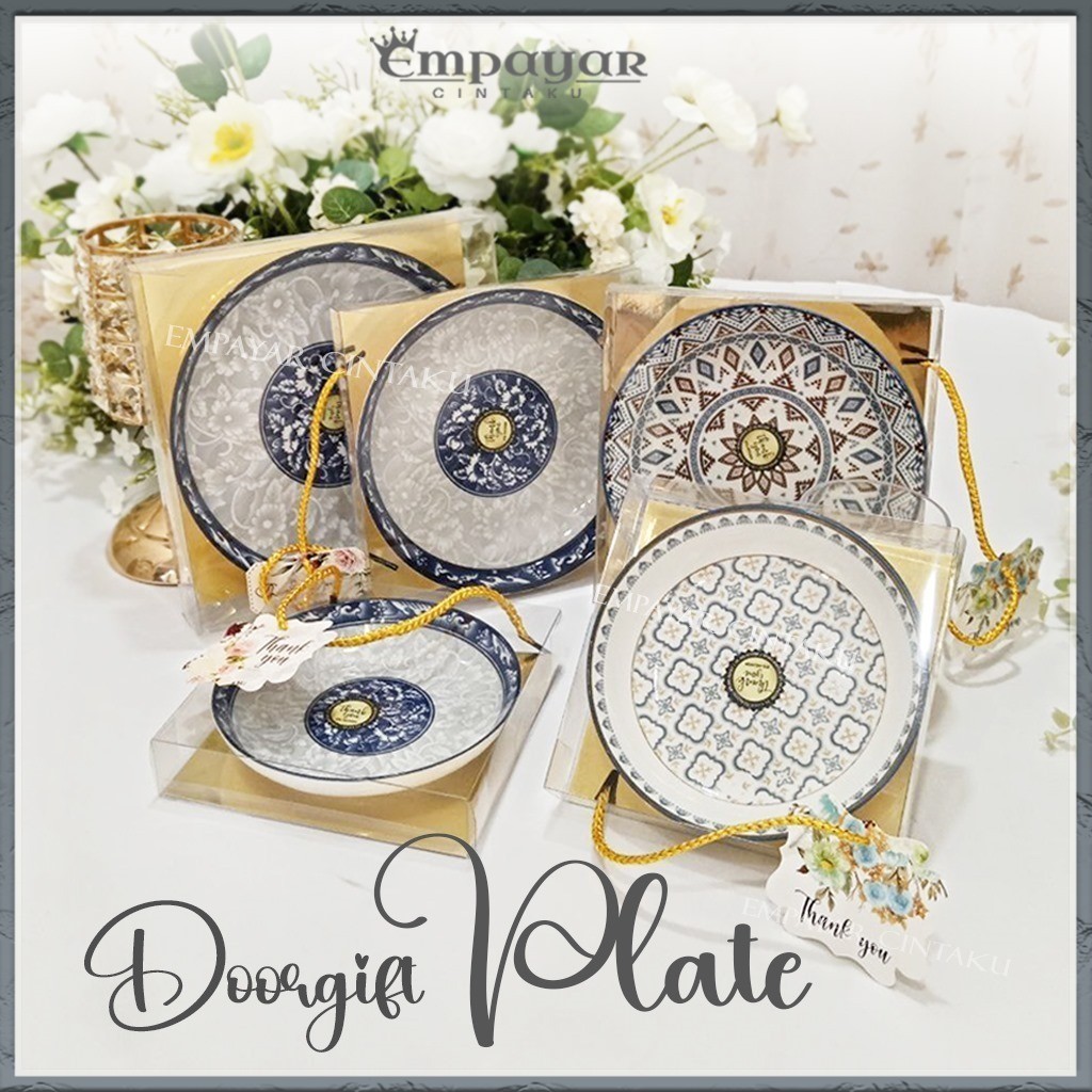 1PCS - NORDIC BOHEMIAN CERAMIC PLATE/DOORGIFT PLATE/CERAMIC PLATE/PLATE ...