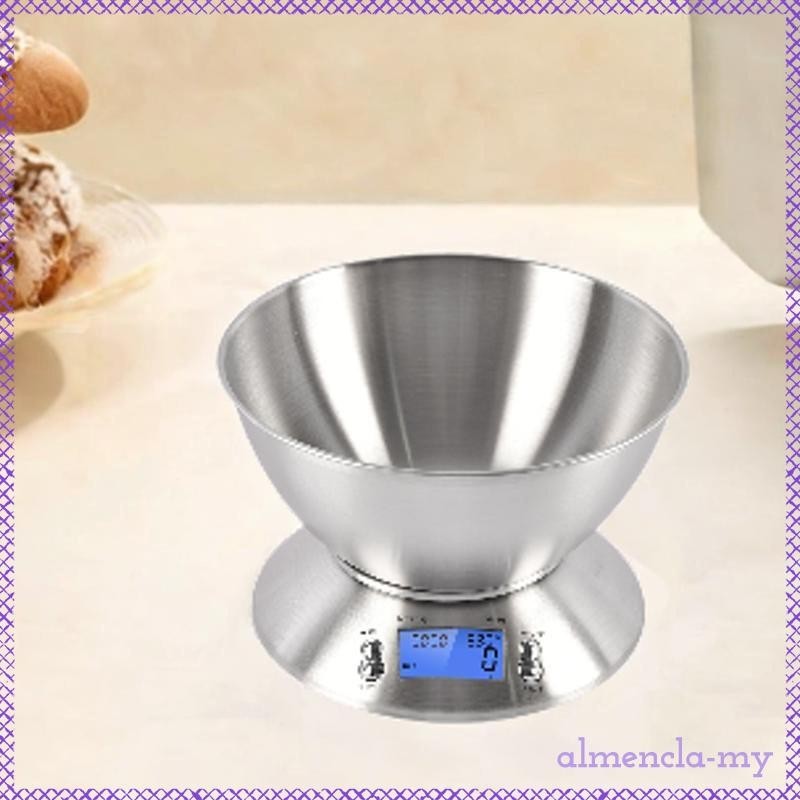 [AlmenclaMY] Food Kitchen Scale with Bowl Food Scale Tea Scale Multi ...