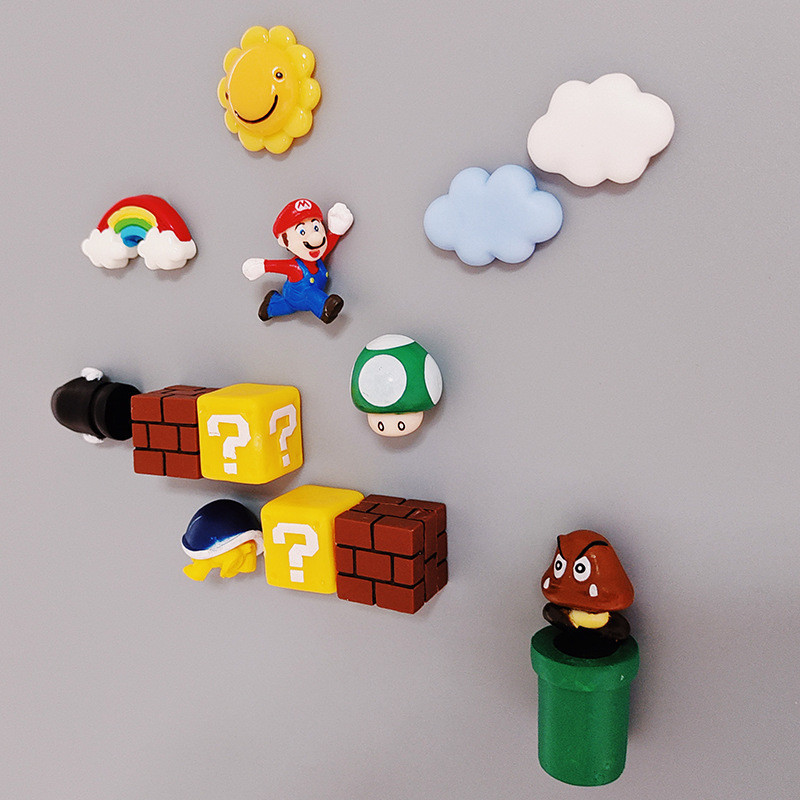 Popular#Super Mary Mario Refrigerator Sticker and Magnet Sticker South ...
