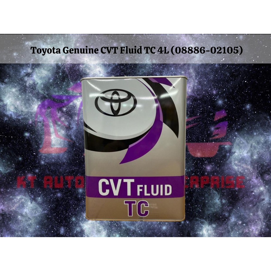 Toyota CVT TC Transmission Fluid 4L 08886-02105 | Shopee Malaysia