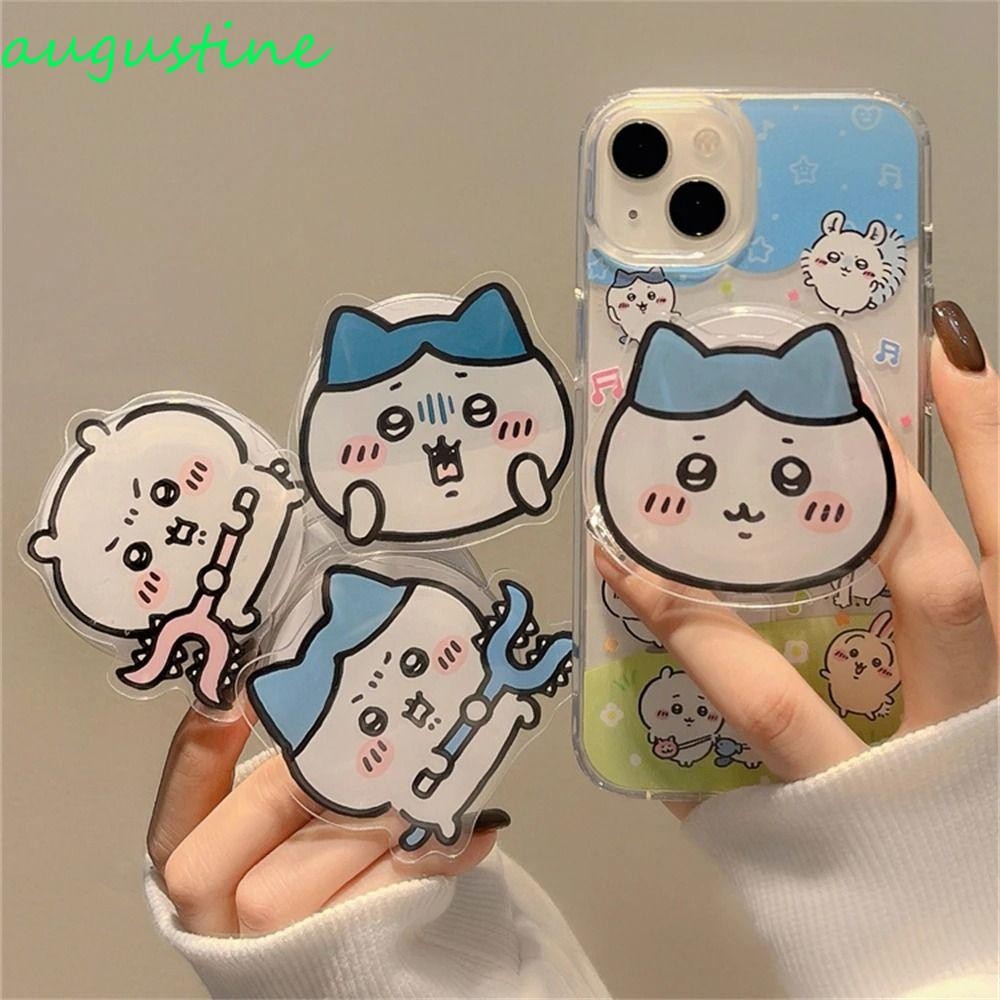AUGUSTINE Cute Anime Phone Holder, Retractable Foldable Chiikawas Phone ...