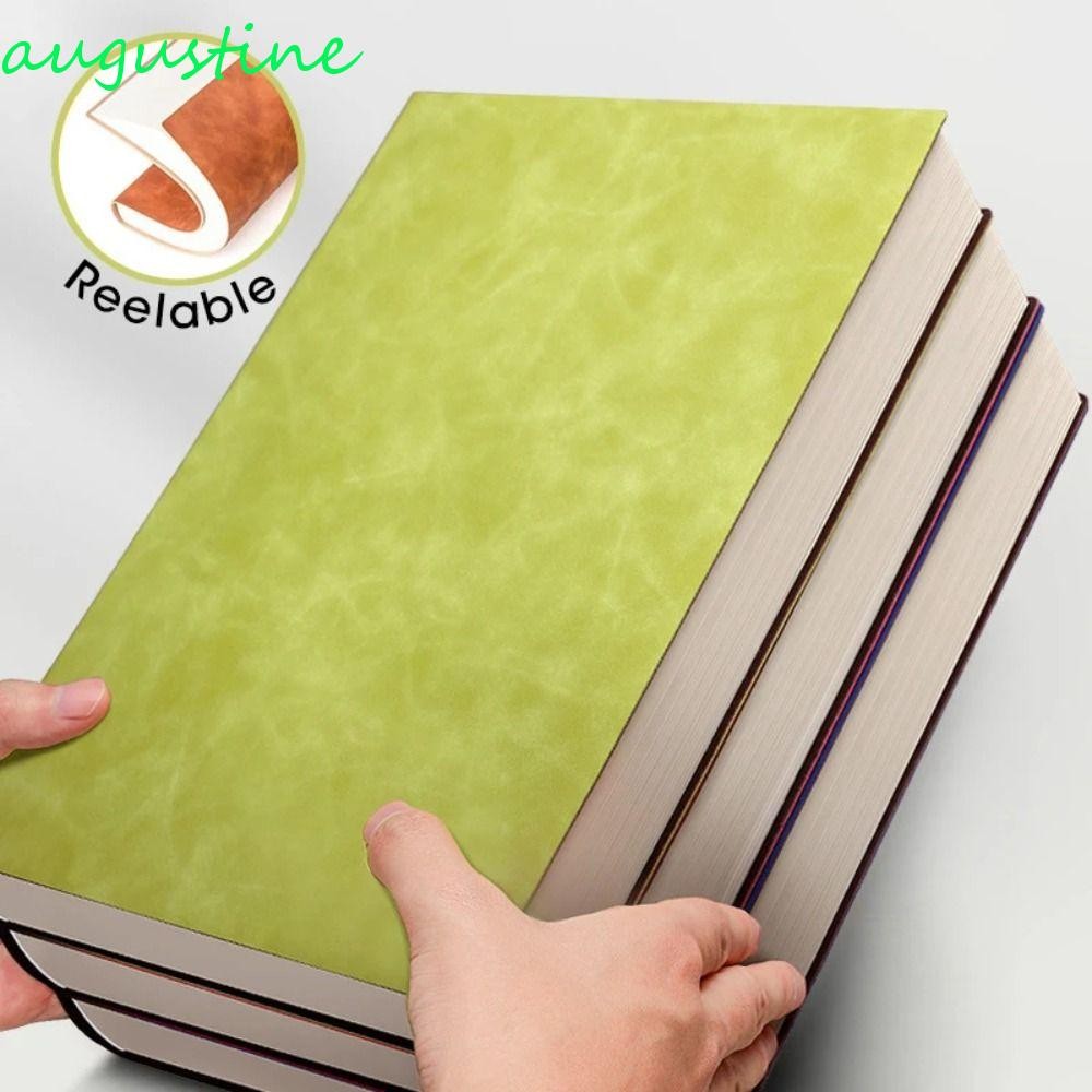 AUGUSTINE A4 Thick Notebook, Line/Blank 200 Pages Large Notebook ...