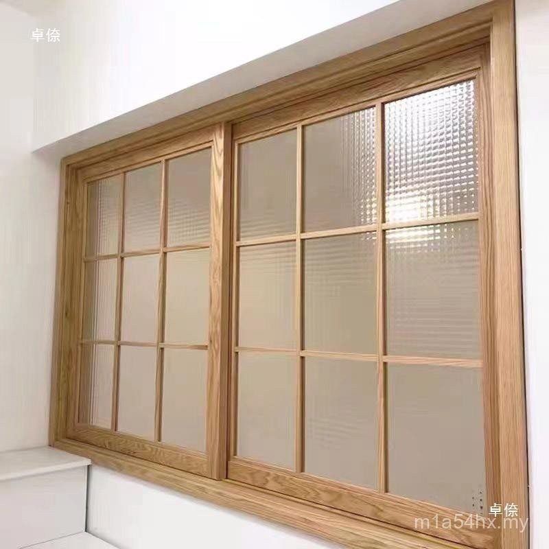Old-fashioned Sliding Window Indoor Japanese Style Solid Wood Window ...