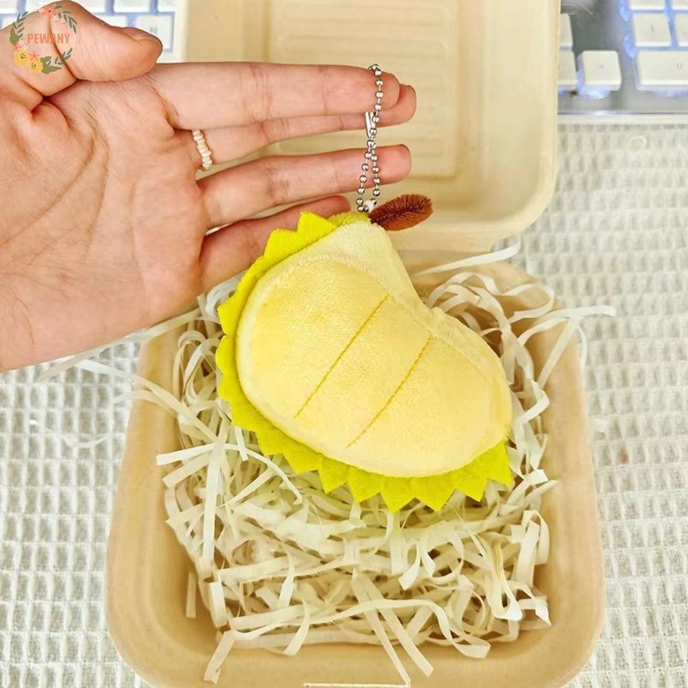 PEWANY Peeling Durian Plush Doll, Fluffy Collection Fruit Durian Plush ...