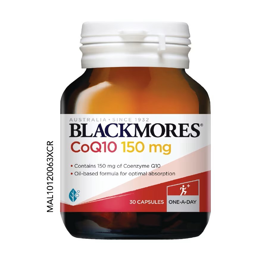 Blackmores CoQ10 (Coenzyme Q10) 150mg 30s | Improve Heart Health ...
