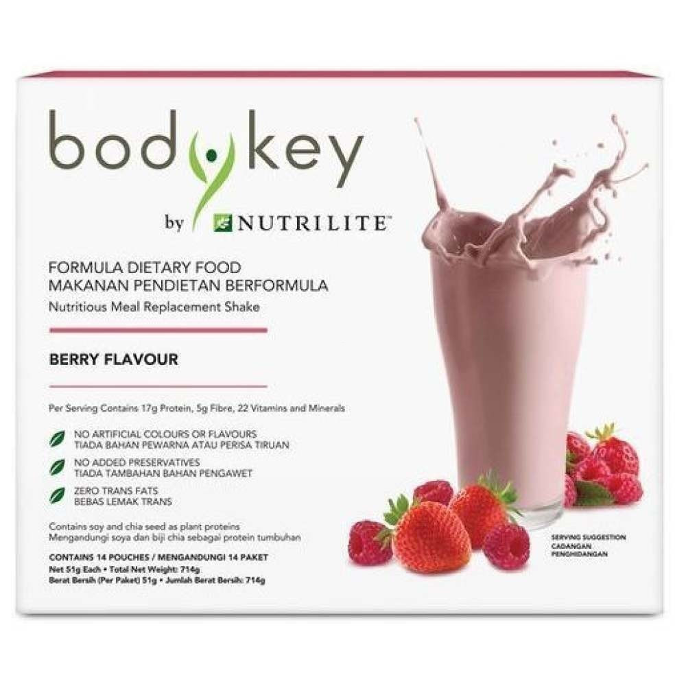 [spotgoods]BodyKey by Nutrilite Meal Replacement Shake （Berry/Cafe ...