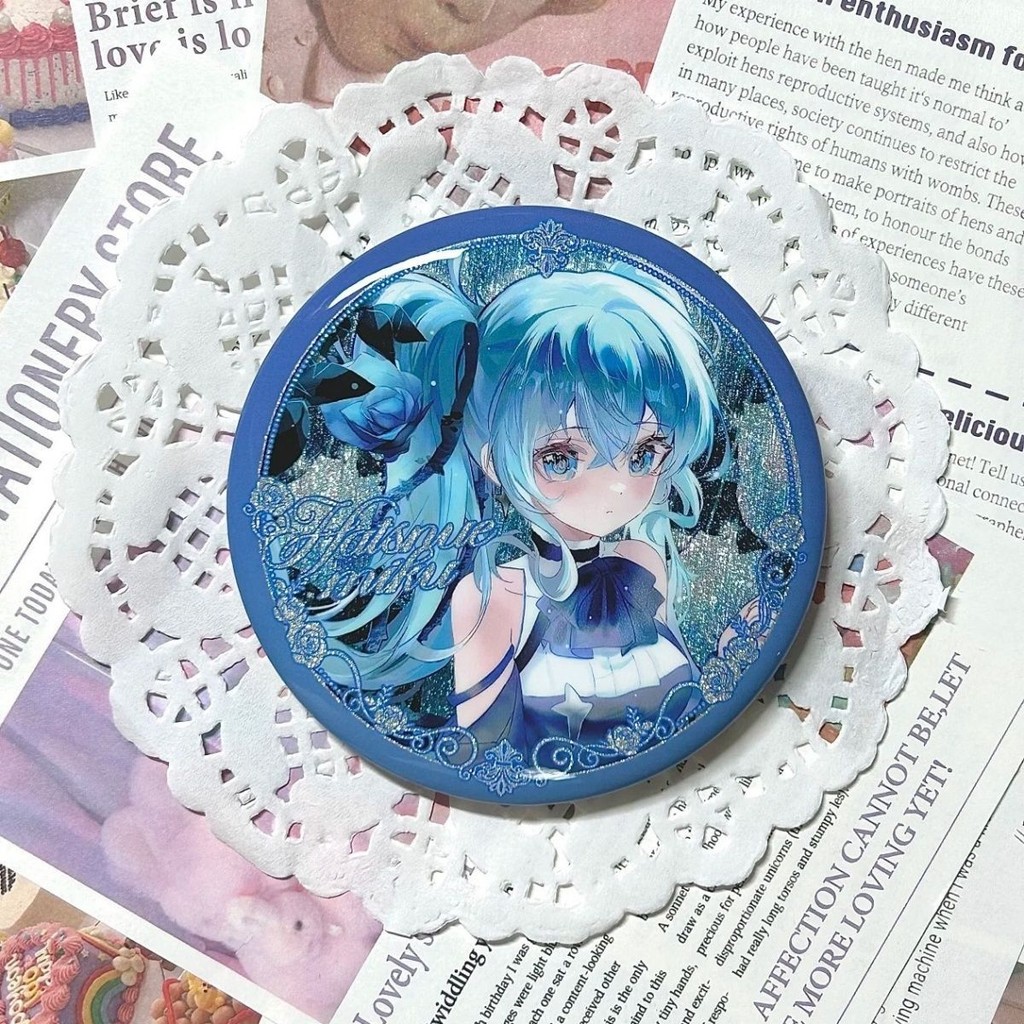 Hatsune Miku Beautiful Double Flash Bar Blue Rose 58mm Double Flash Bar ...