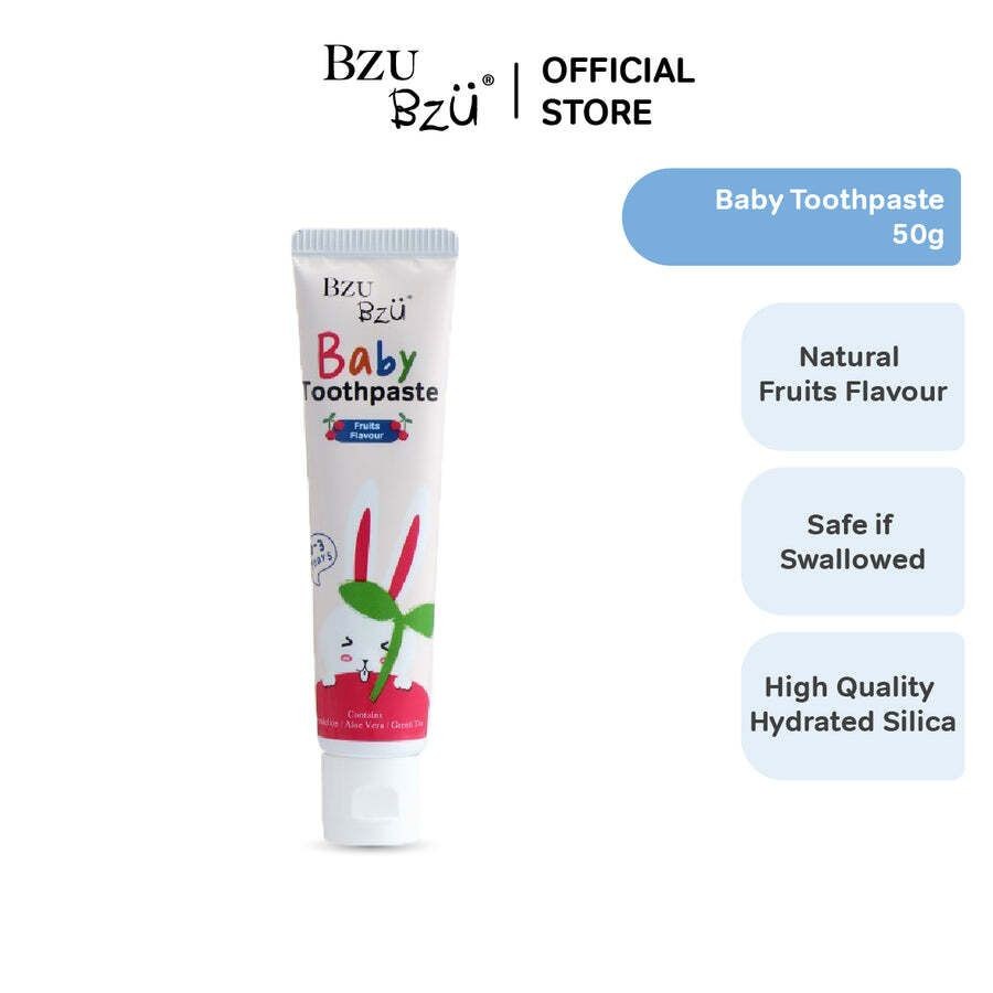 Bzu Bzu - Baby Toothpaste (50 g) | Shopee Malaysia