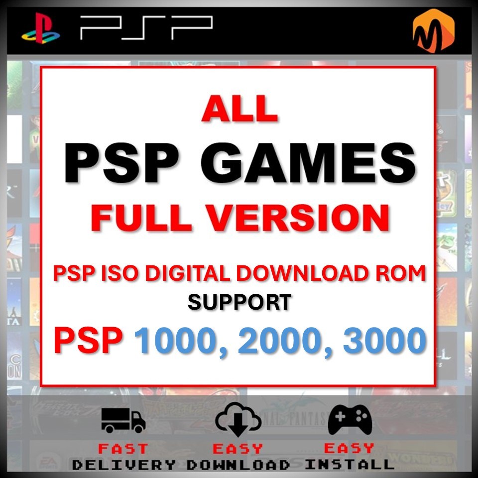 [PSP GAME] All PSP Game Access ISO | CSO Digital Digital Download Lifetime | Shopee Malaysia