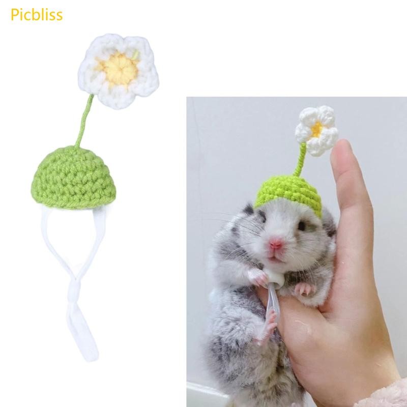 Picbliss Funny Knitting Hat for Small Bird Cartoon Animal Hat Pet ...