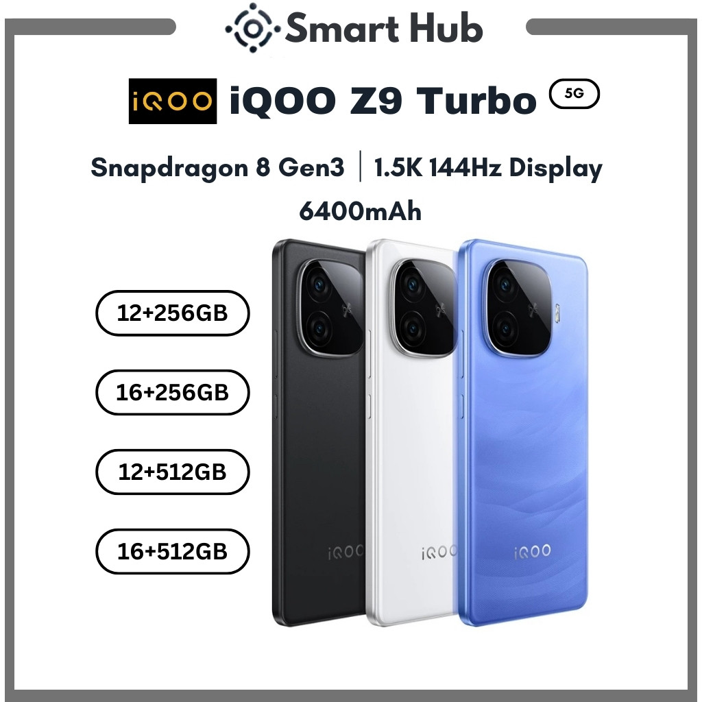 [New] iQOO Z9 Turbo Endurance Edition 6400mAh Snapdragon 8s Gen3 | Shopee Malaysia