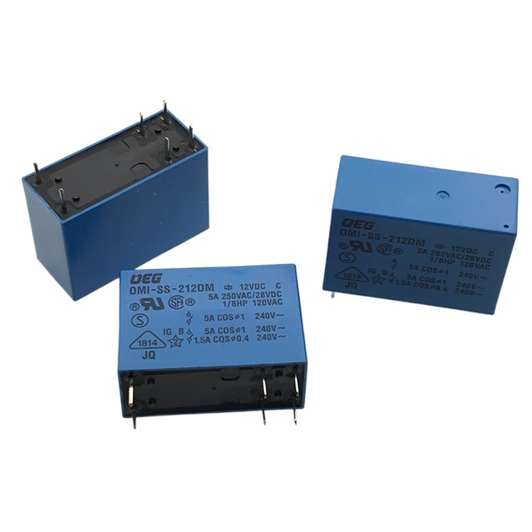 Genuine Taike OMI-SS-212DM Small Power Electromagnetic Relay Two Sets ...
