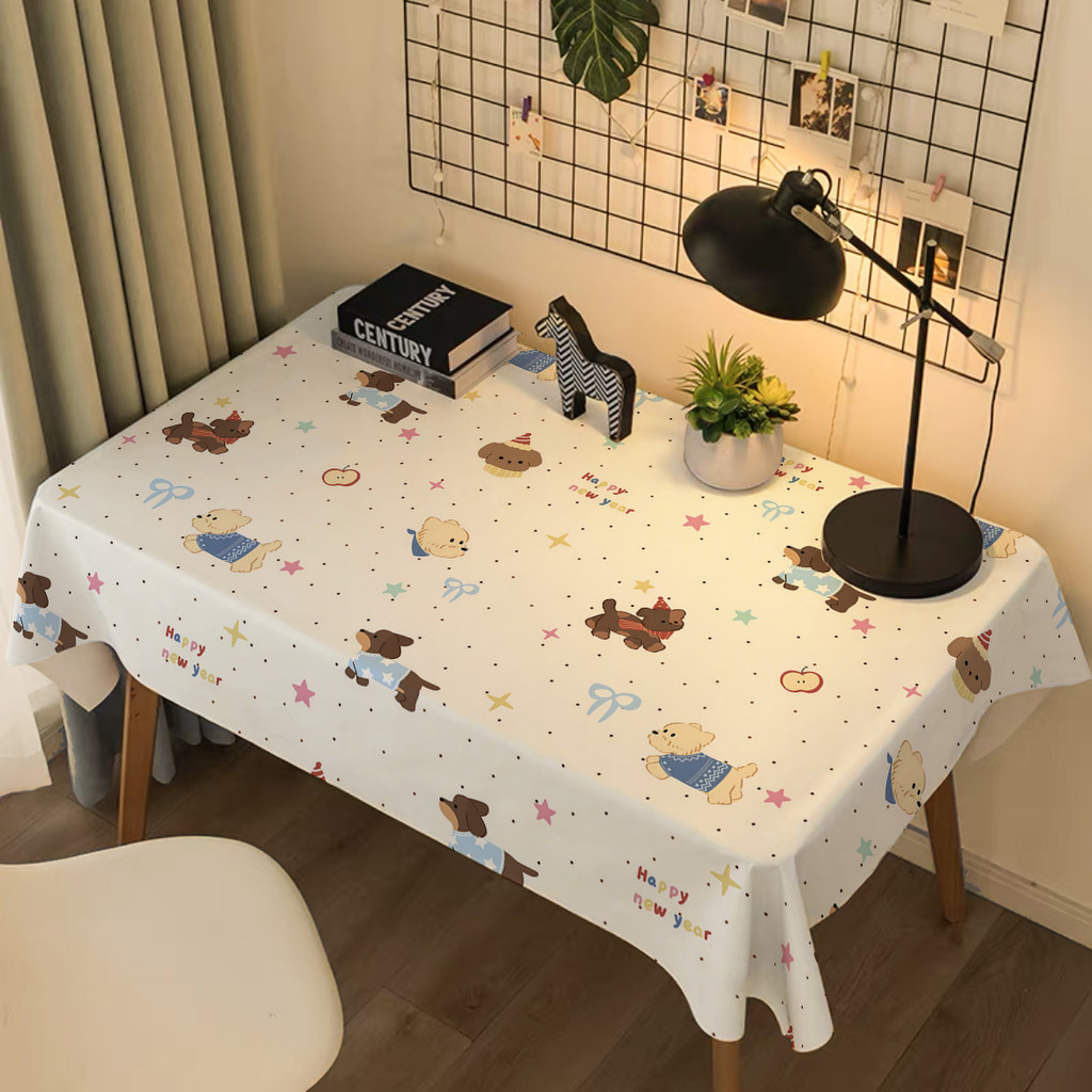 People Collection Cartoon Cute Puppy Tablecloth Style Bedroom Cartoon ...