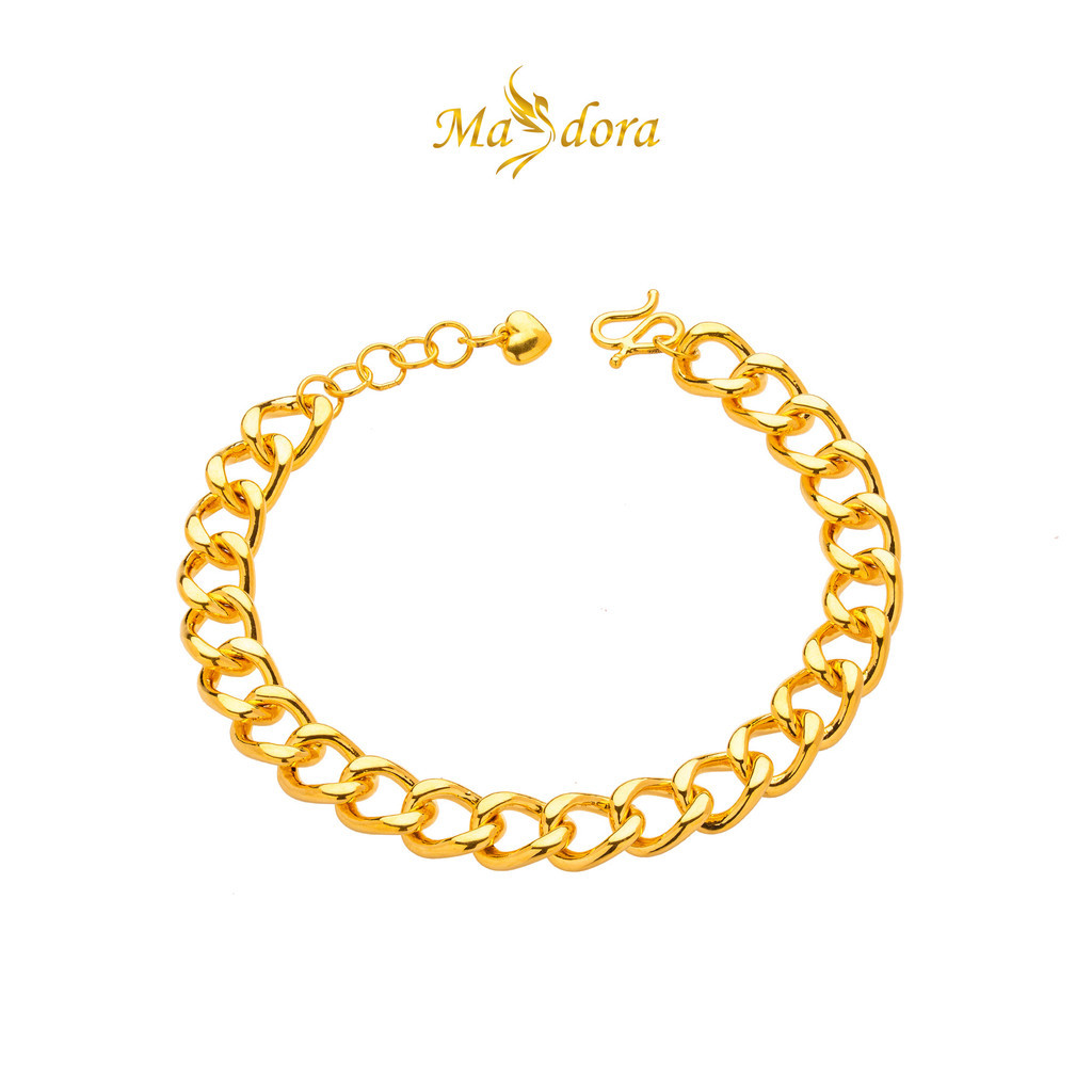 MASDORA 999 Gold Bracelet Rantai Tangan Emas ~ Gajah Licin (EMAS 999 ...
