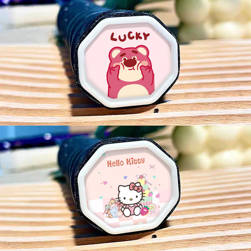 Badminton racket handle bottom cover drop glue sticker cartoon hard ...