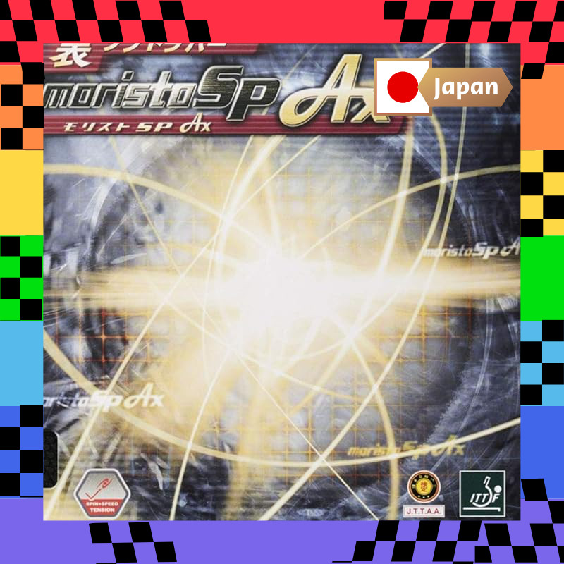 Nittaku Table Tennis Top-Spin Soft Rubber Moristo SP AX, Tension Type ...