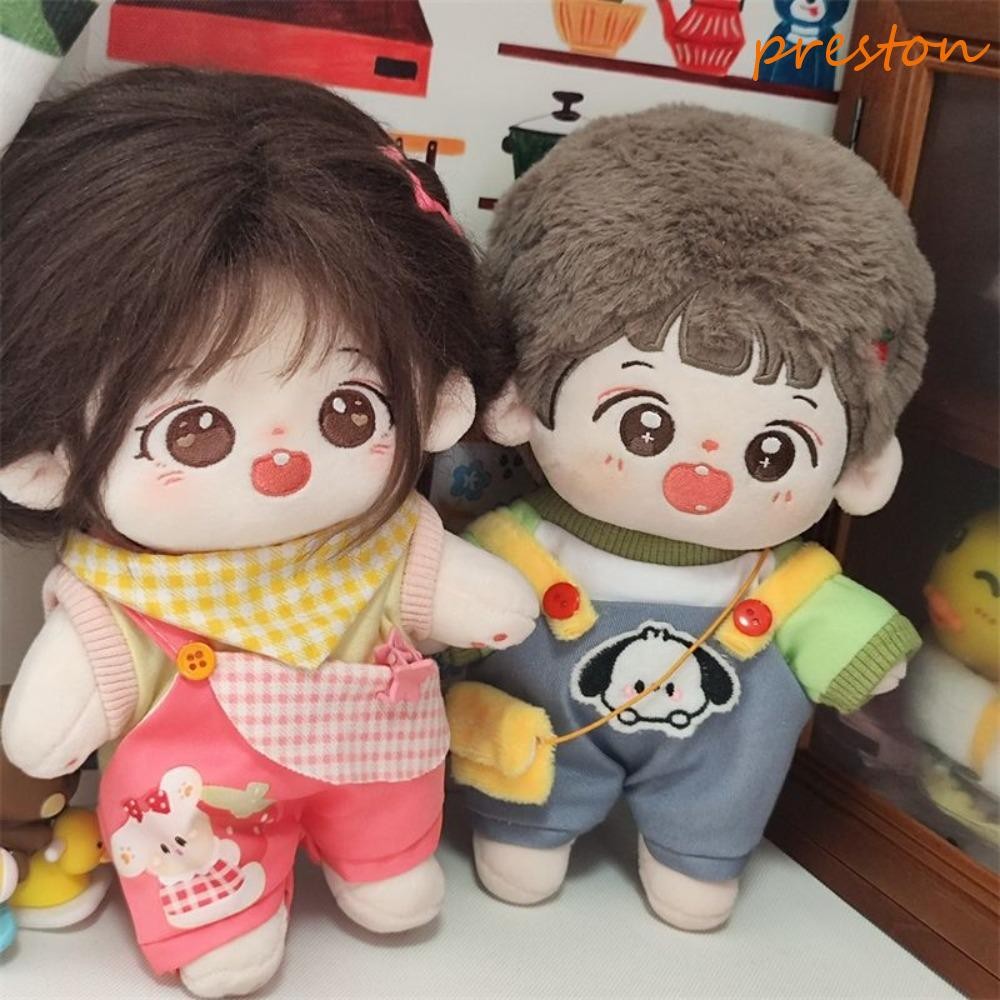 PRESTON Cotton Doll Plush Suit, Strap Pants Dress Up Cotton Doll ...
