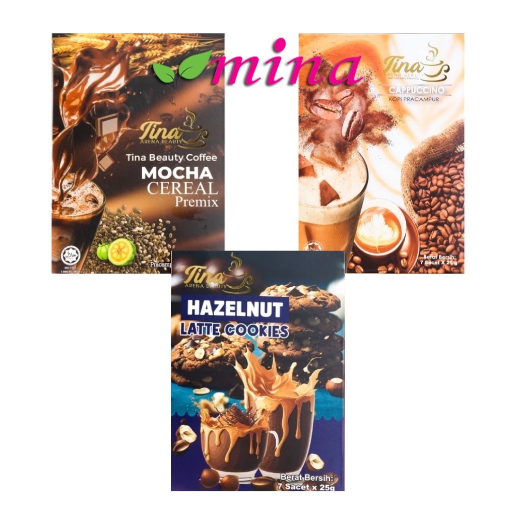TINA 7s Kopi Coffee Arena Beauty Cappucino Hazelnut Latte Mocha Cereal ...
