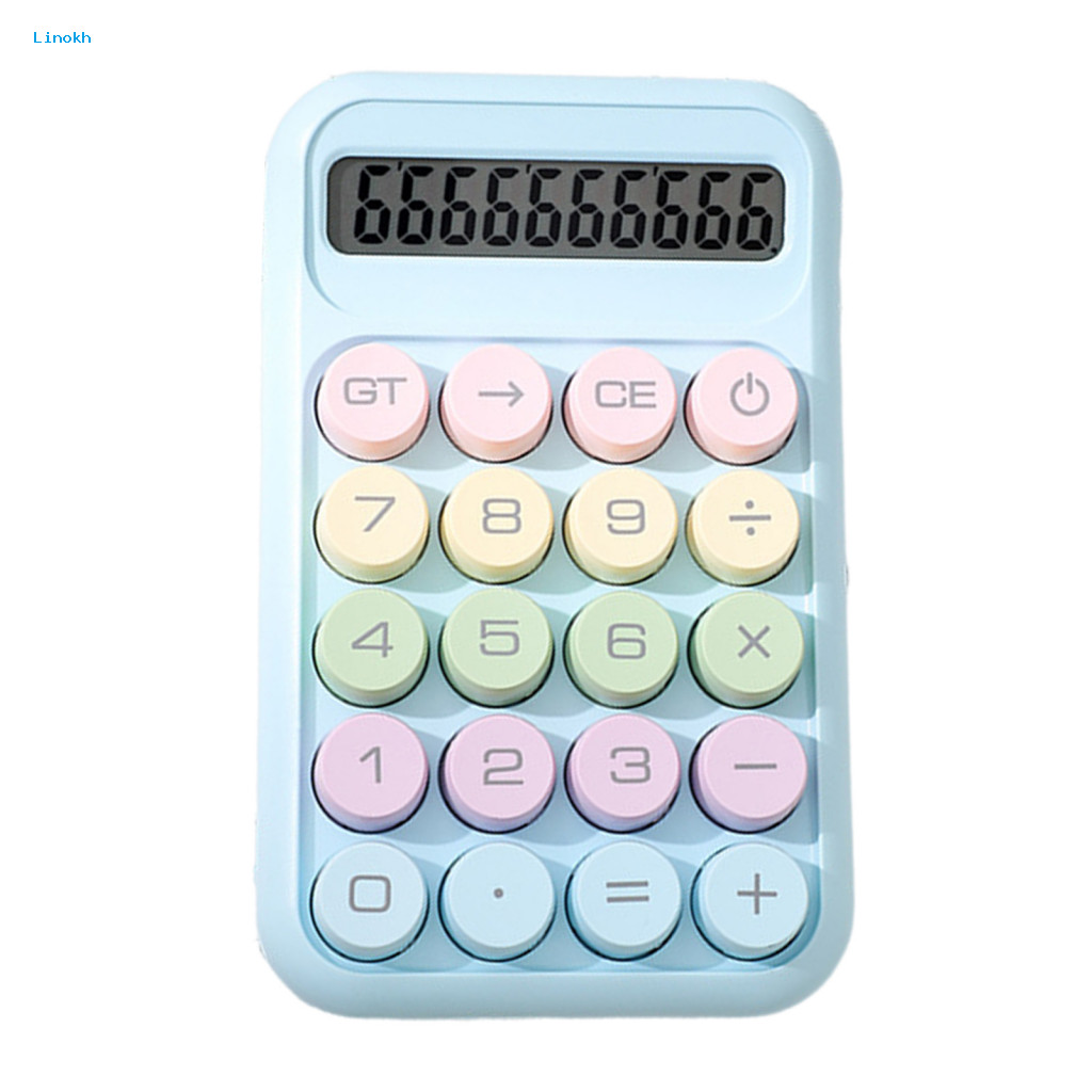 Linokh Aesthetic Calculator Large Button Calculator with Tilted Display ...