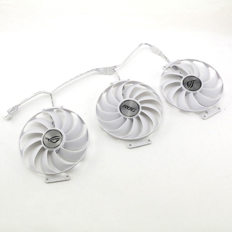 95MM White CF1010U12S Cooler Fan Replacement For ASUS AMD ROG Strix ...