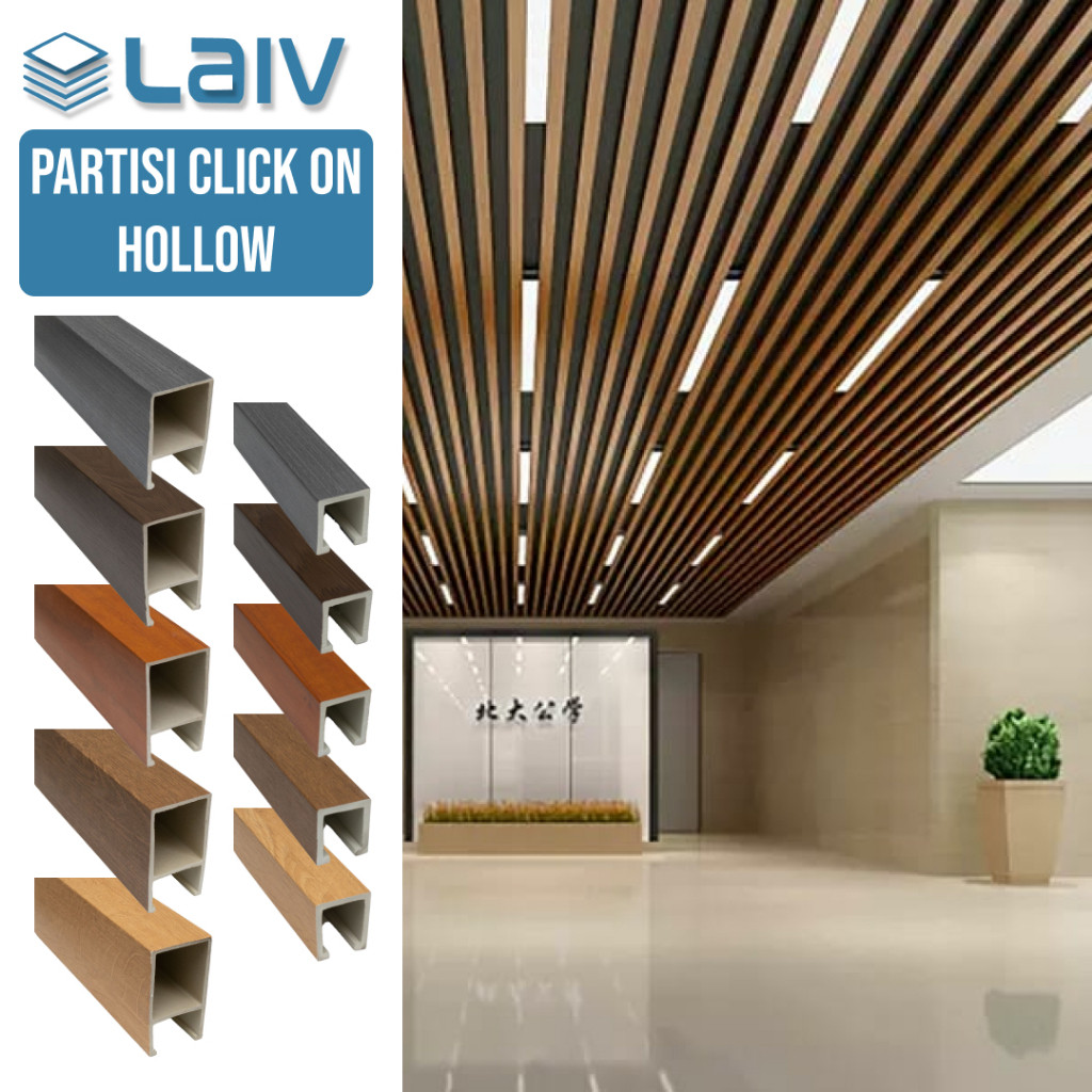 Laiv Click On Hollow Partition Indoor PVC Indoor Canopy Ceiling Panel ...