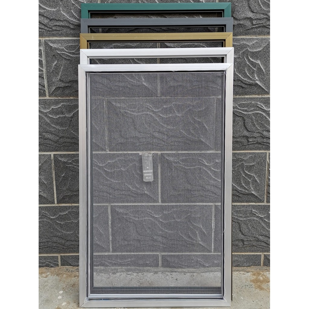 Tingkap Skrin Aloi Aluminium Bingkai Sempit Kalis Nyamuk Keluli Tahan ...