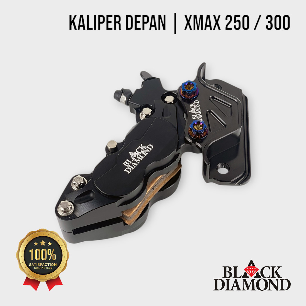 Black Diamond - Axial 4P Front Caliper Breket OLD / NEW XMAX 250 ...