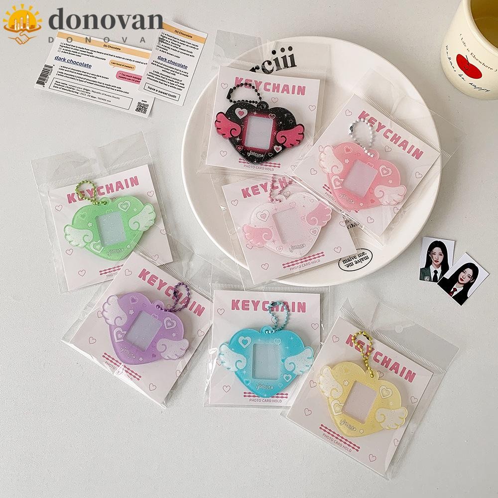 DONOVAN ID Photo Photocard Frame, With Keychain Hanging Decoration Mini ...