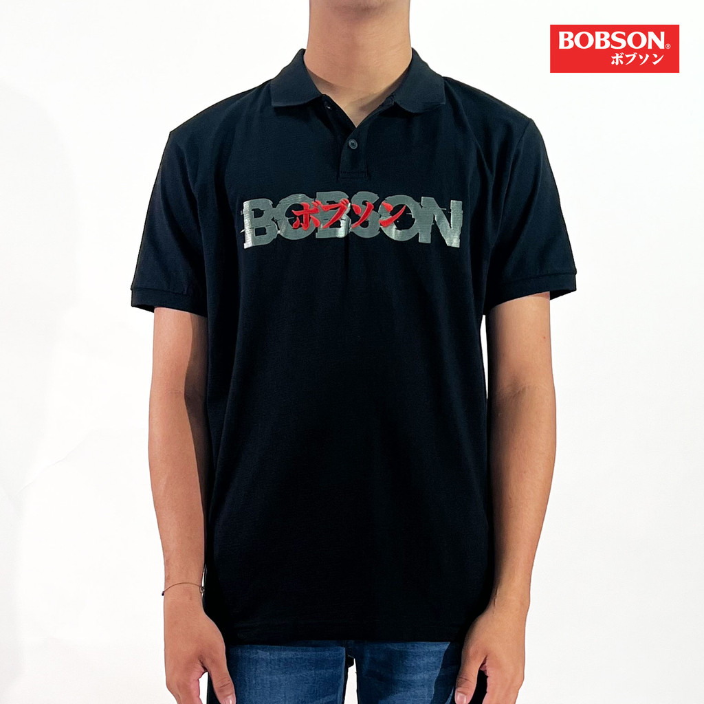 Bobson Japanese Men's Basic Collared Shirt Slim Fit 113864 (Black) | Shopee Malaysia