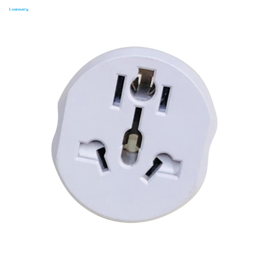 Plug Adapter Universal 2 Round Pin Socket US/AU/UK to EU Travel Power ...