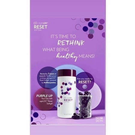 ️Nuskin Nu skin Ageloc Reset / Ageloc Meta (3 Bottles x 60 softgels) ️ ...