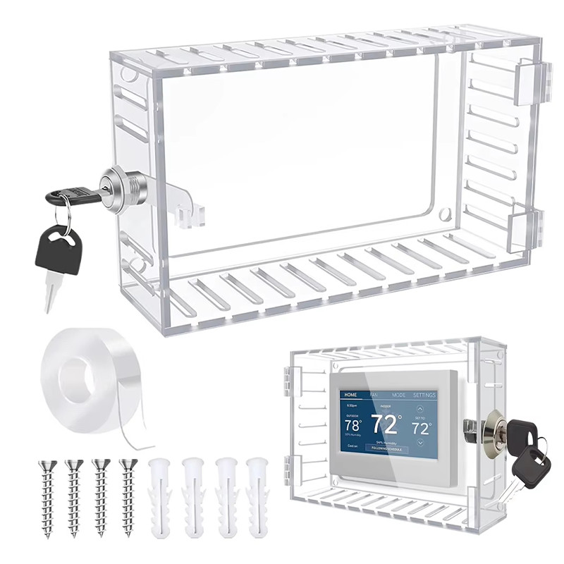 Thermostat Guard Thermostat Accessories Thermostat Lock Box With Key ...