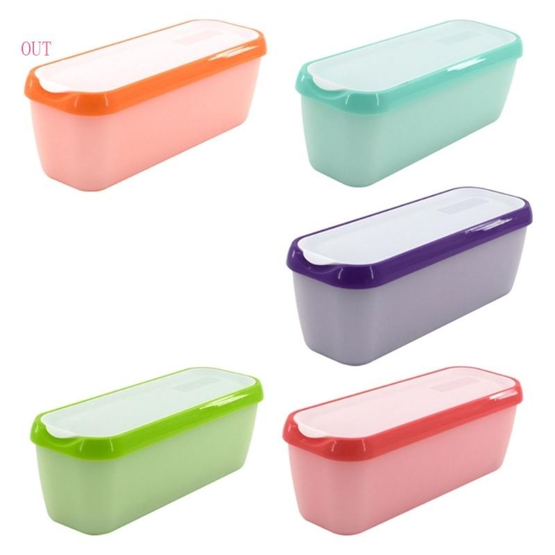 Best Reusable Freezer Containers Ice Cream Boxes with Lids Plastic ...