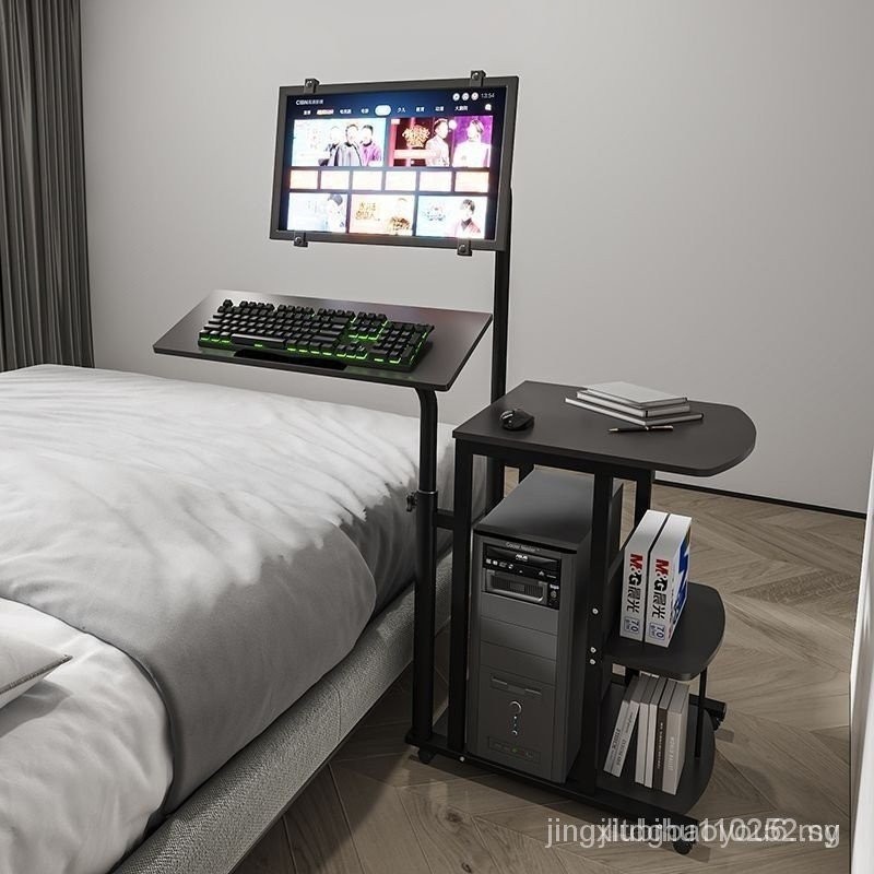 Suspended computer desk desktop home bedside table live table mobile ...