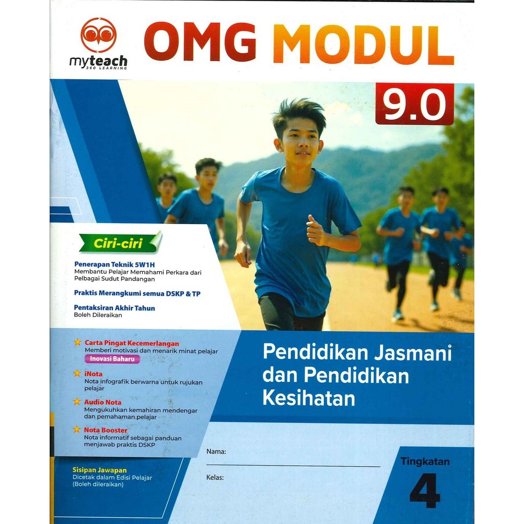 OMG MODUL 9.0 PENDIDIKAN JASMANI DAN PENDIDIKAN KESIHATAN TINGKATAN 4 | Shopee Malaysia