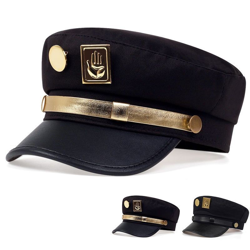 Jojo's Bizarre Adventure Anime Navy jojo jojo Kujo Jotaro Hat Winter ...
