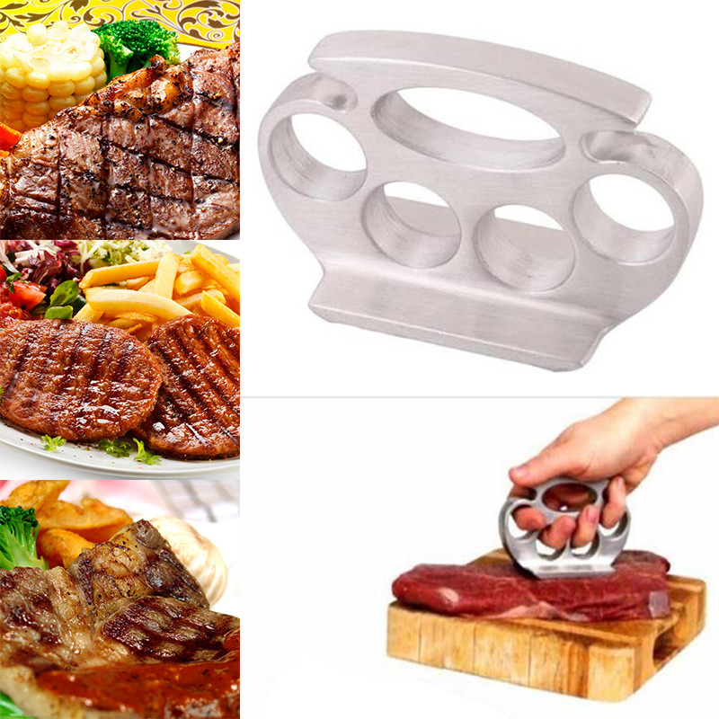 Practical Meat Poultry Hammer Knuckle Pounder Fillet Raw Steak ...