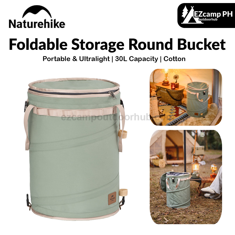 Naturehike Foldable Storage Round Bucket 30L Capacity Barrel Clothes ...