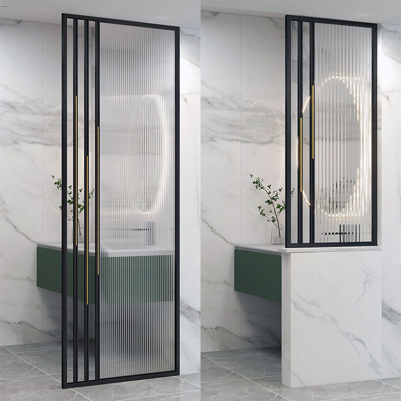 Bathroom Stainless Steel Changhong Glass Half Wall Screen Wash Basin ...