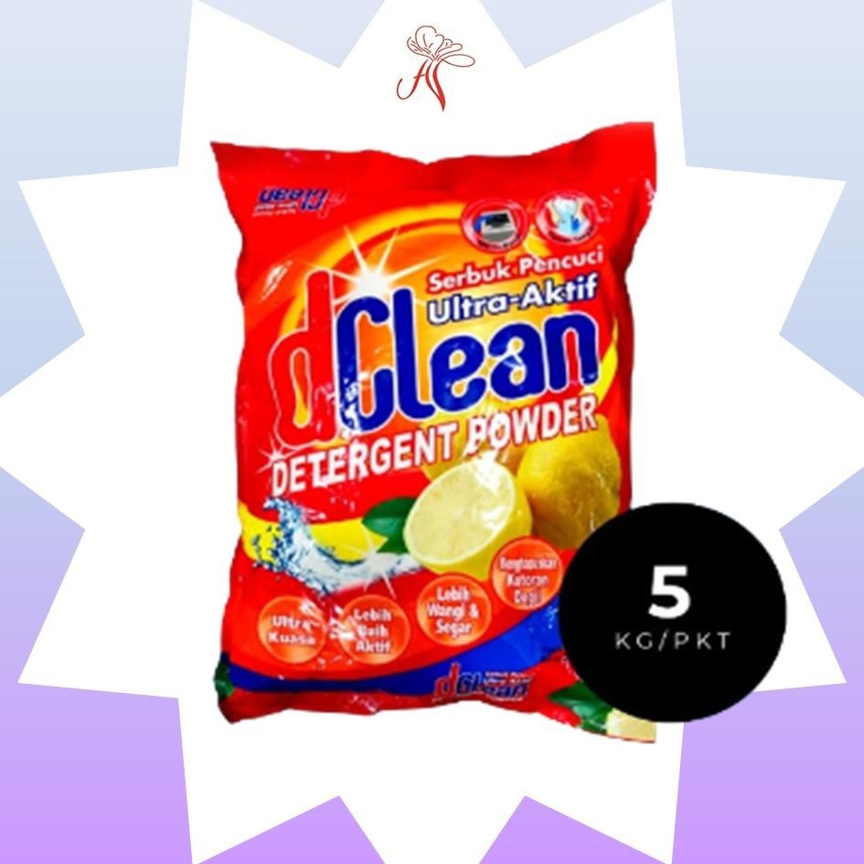 DCLEAN Detergent Powder 5Kg | Shopee Malaysia