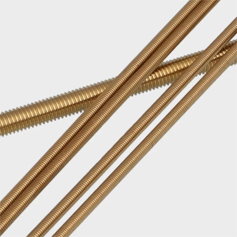 M2 M2.5 M3 M4 M5 M6 M8 Copper Thread Rod Brass Metric Bolt Full Thread ...