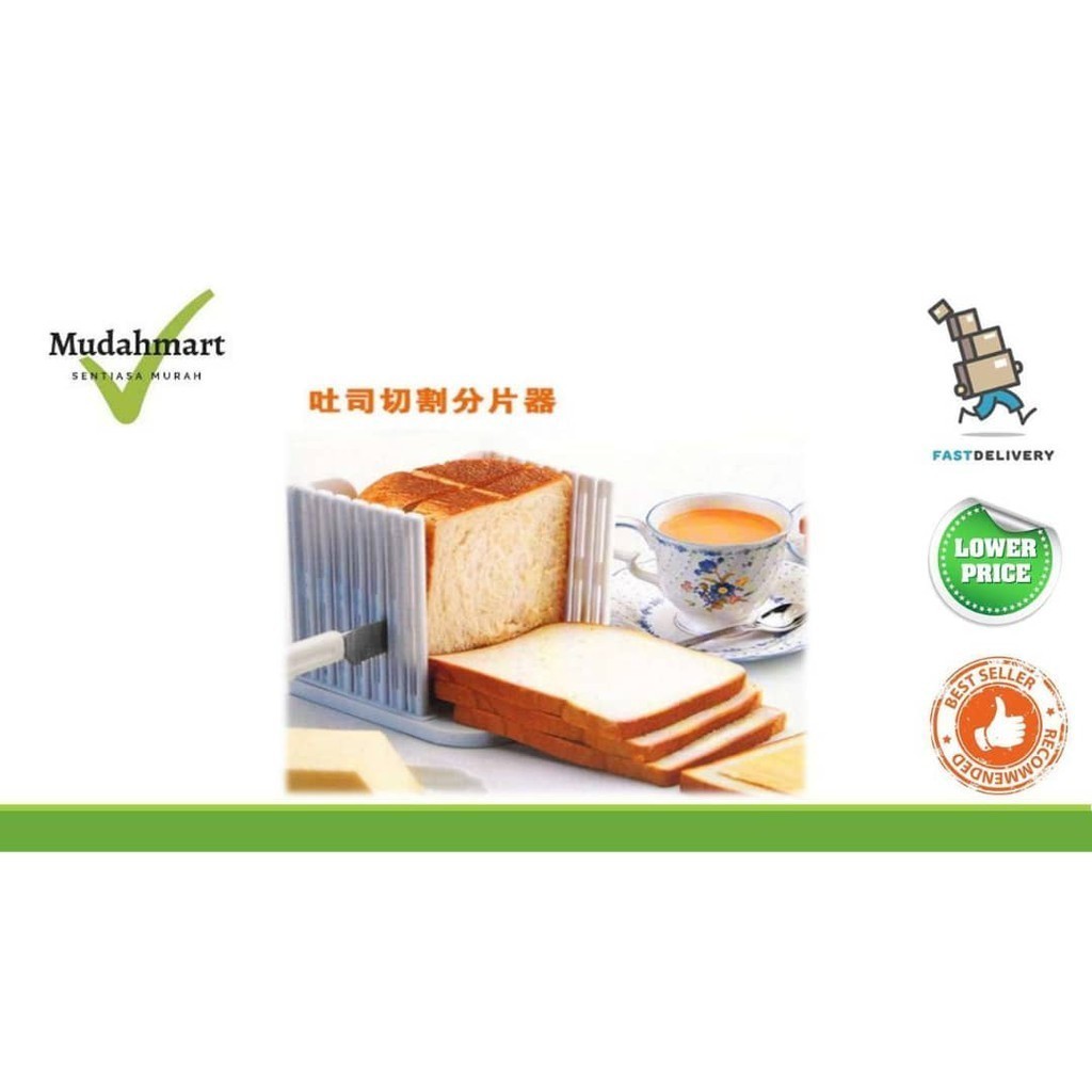 M6023 Bread Slicer Tools Bread Cutter Mold Loaf Cutting Tool Toast ...