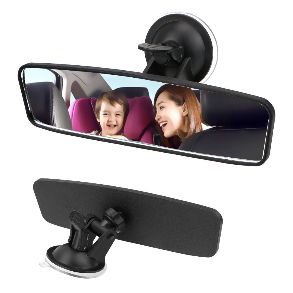 1pc 360° Rotates Adjustable Suction Cup Car Rear Mirror Wide-angle ...