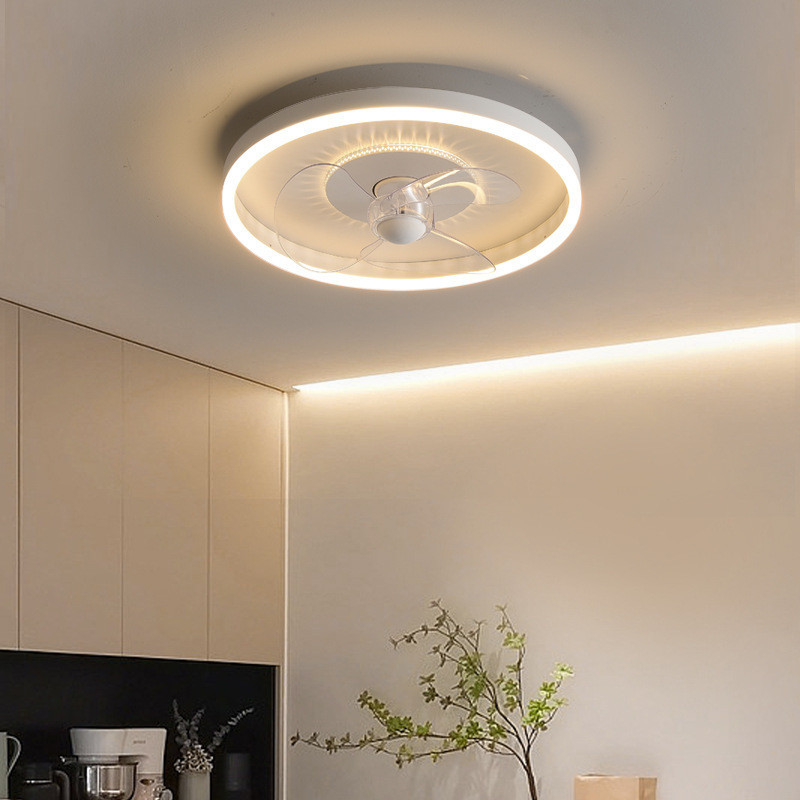 New Style Fan Light 2024 e Invisible with Fan Ceiling Light Round ...