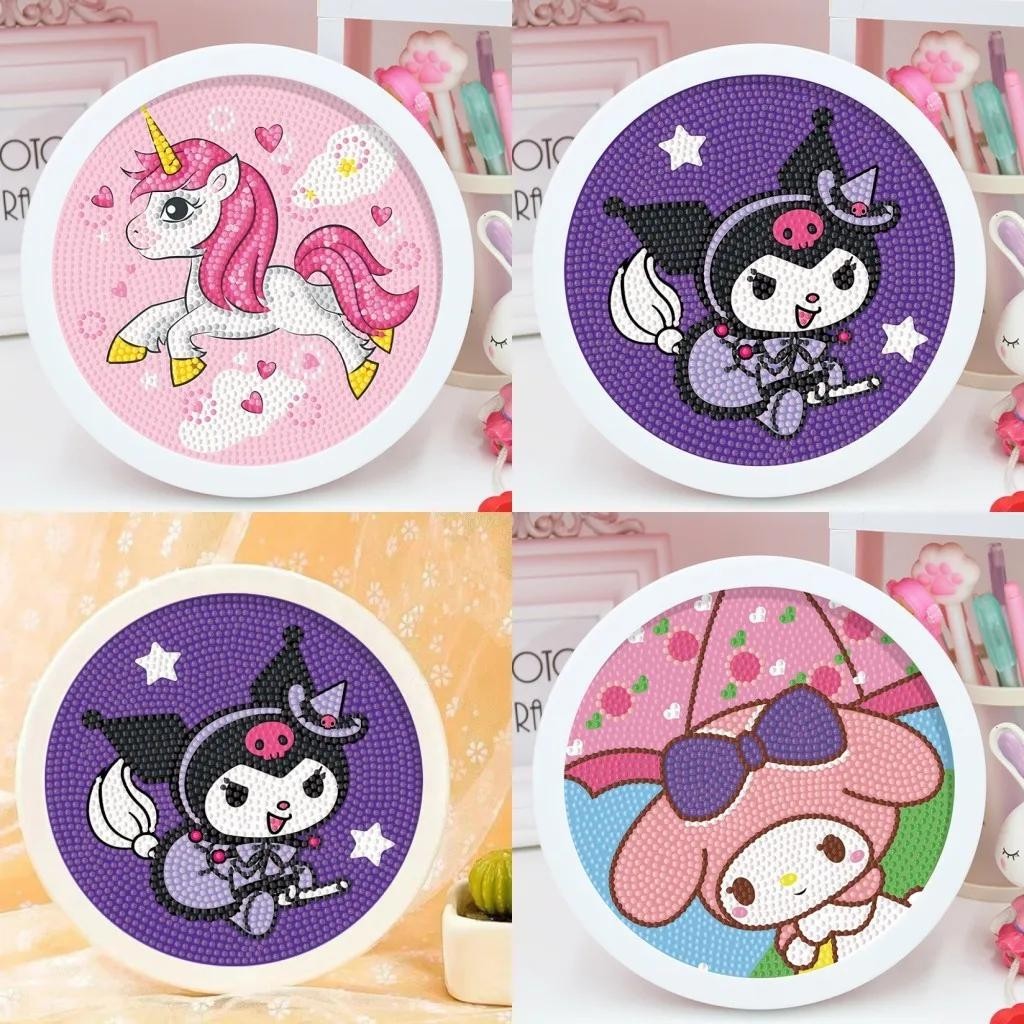 Unicorn Diamond Stickers For Kids Handmade DIY Kuromi Dot Sticker ...