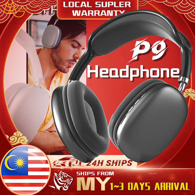P9 Headphone Gaming Headset Wireless Bluetooth Earphone Sport Earphones ...