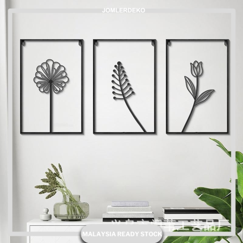 [1pcs] 40x60cm Frame Black Color/Wall decoration Metal/Frame Hiasan ...