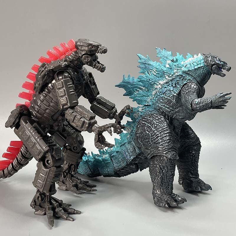 Spot goods Bulk Goods Godzilla Ice Fire Dragon Model Figure Movable ...